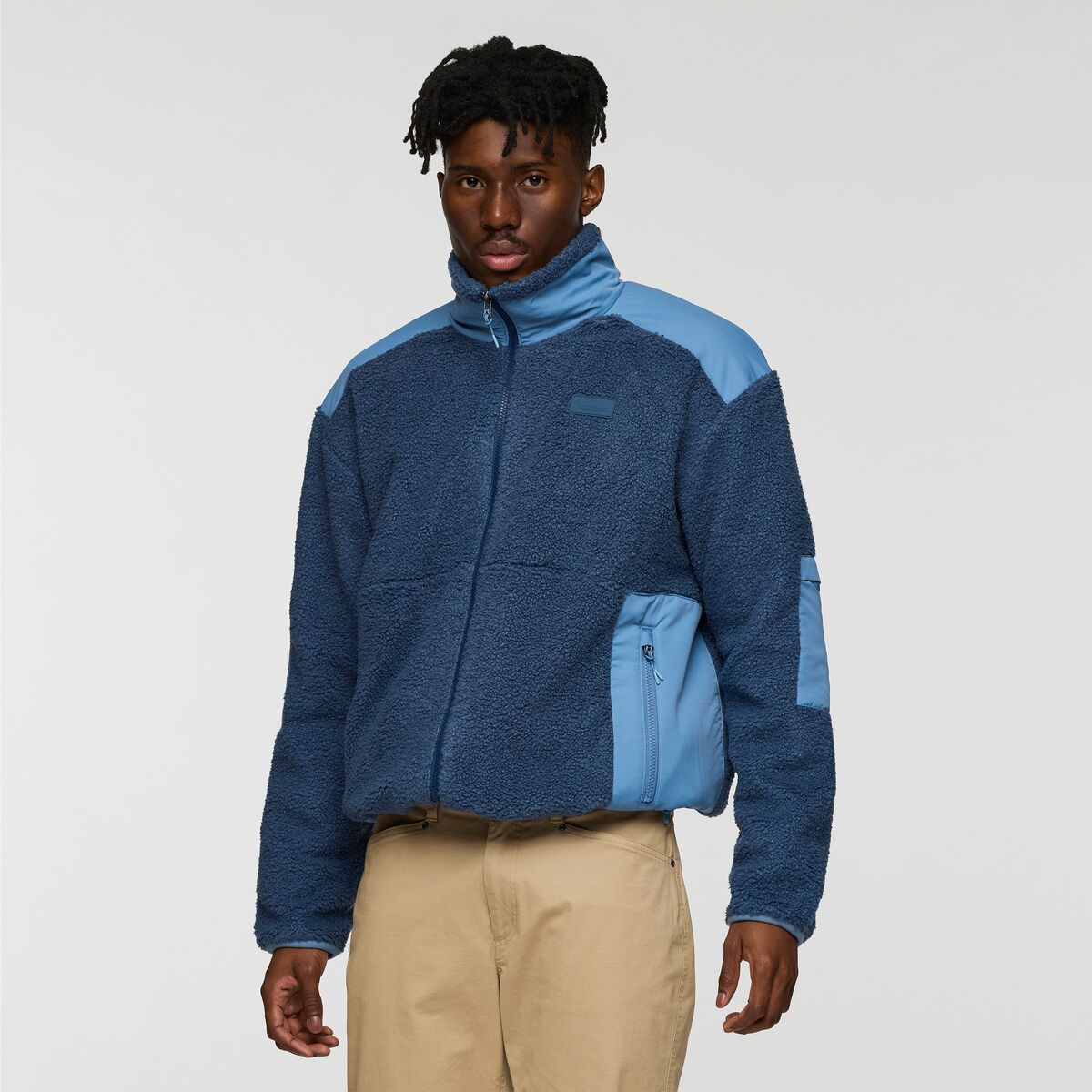 Bacano Fleece Jacket - Mens - Deep Sea and Fjord
