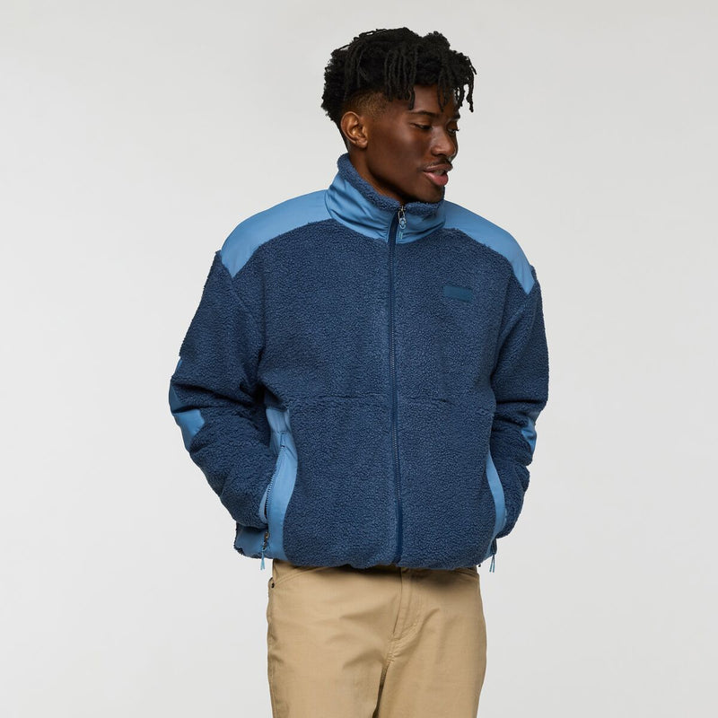 Bacano Fleece Jacket - Mens - Deep Sea and Fjord